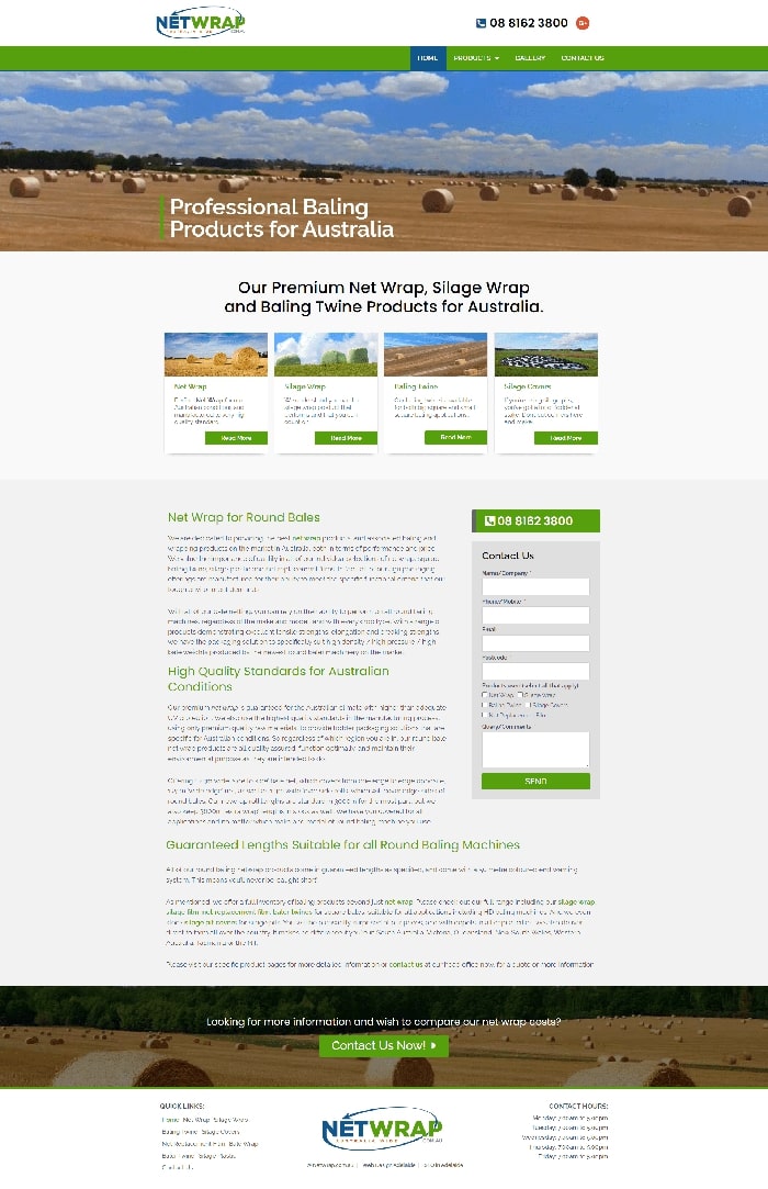 Net Wrap - Web Adelaide
